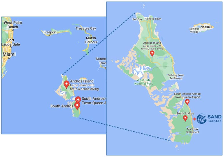About South Andros Island Bahamas Caribbean